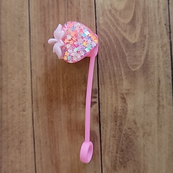 Queen2Keepup Boutique | Dining | Fruit Glitter Straw Topper Pink ...